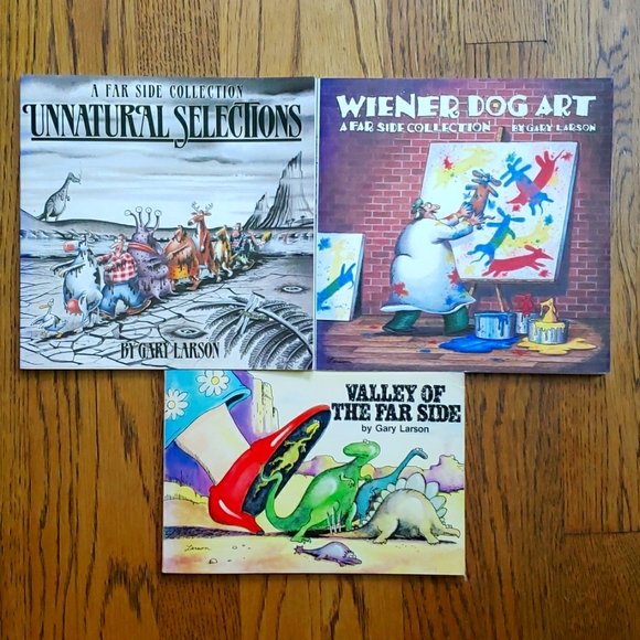 Other | Set Of 3 Of A Far Side Collection By Gary Larson Paperback ...